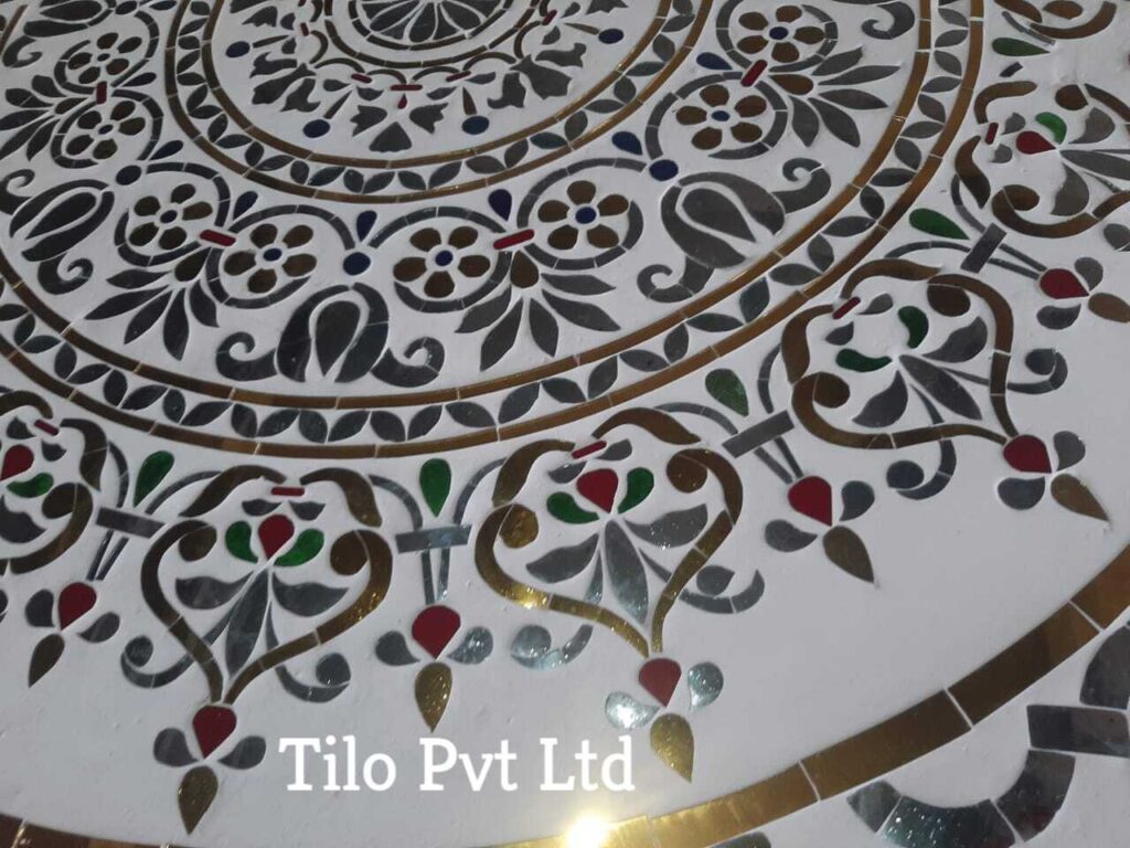Marble Inlay Flooring | Custom Marble Inlay Flooring | Marble Medallions